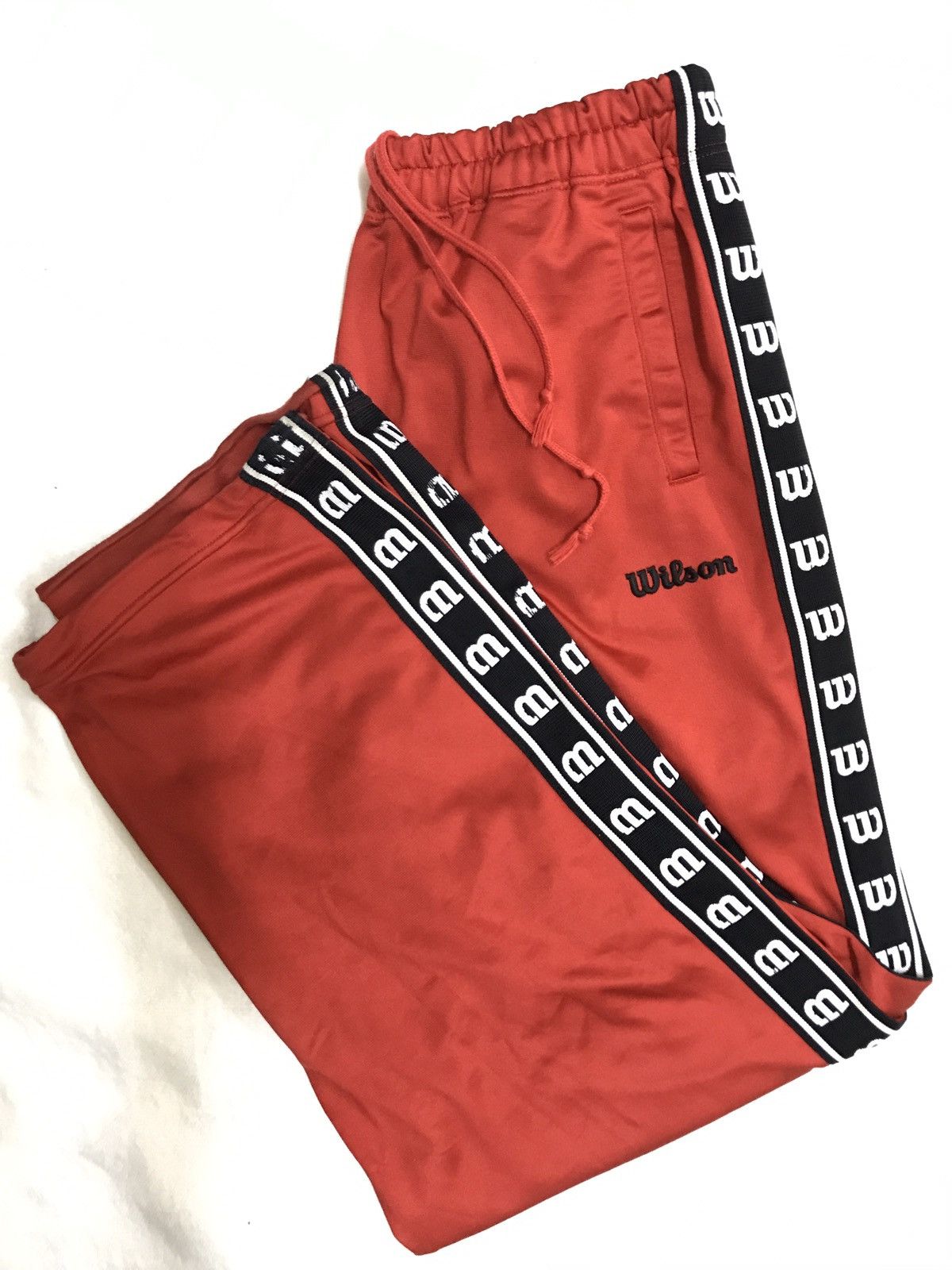 Streetwear × Wilson Wilson sweatpants side tape | Grailed