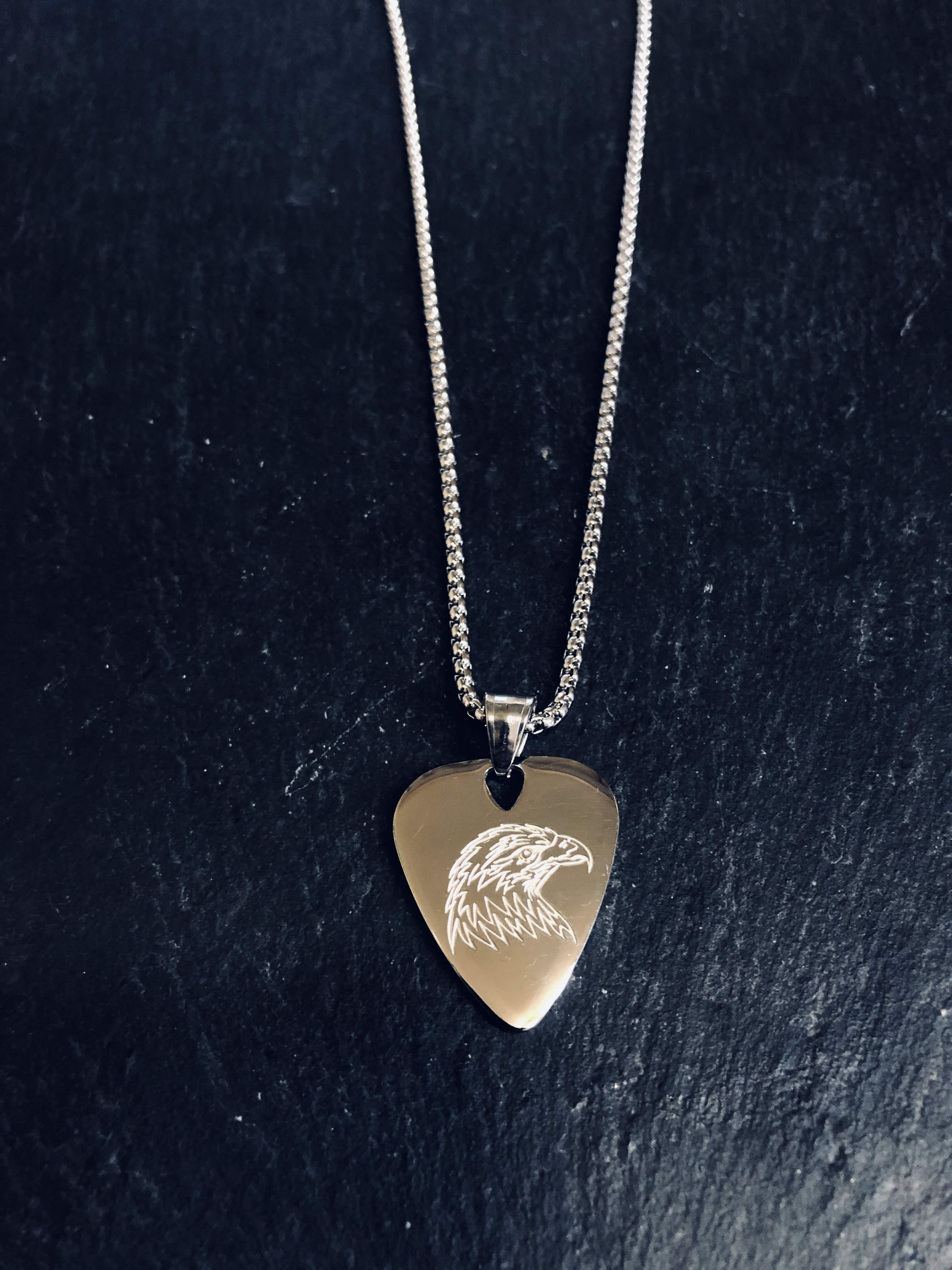 Jewelry × Vintage Guitar chord Pendant Necklace chain 20” 22" Pearl ...