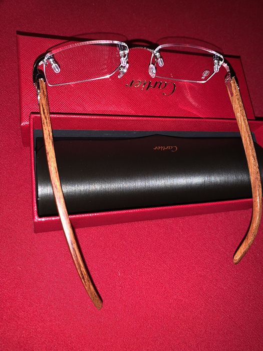 Cartier Cartier glasses wood buffs | Grailed