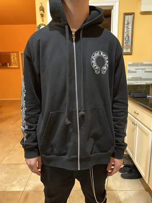 Chrome Hearts Chrome Hearts Zip-Up Hoodie | Grailed