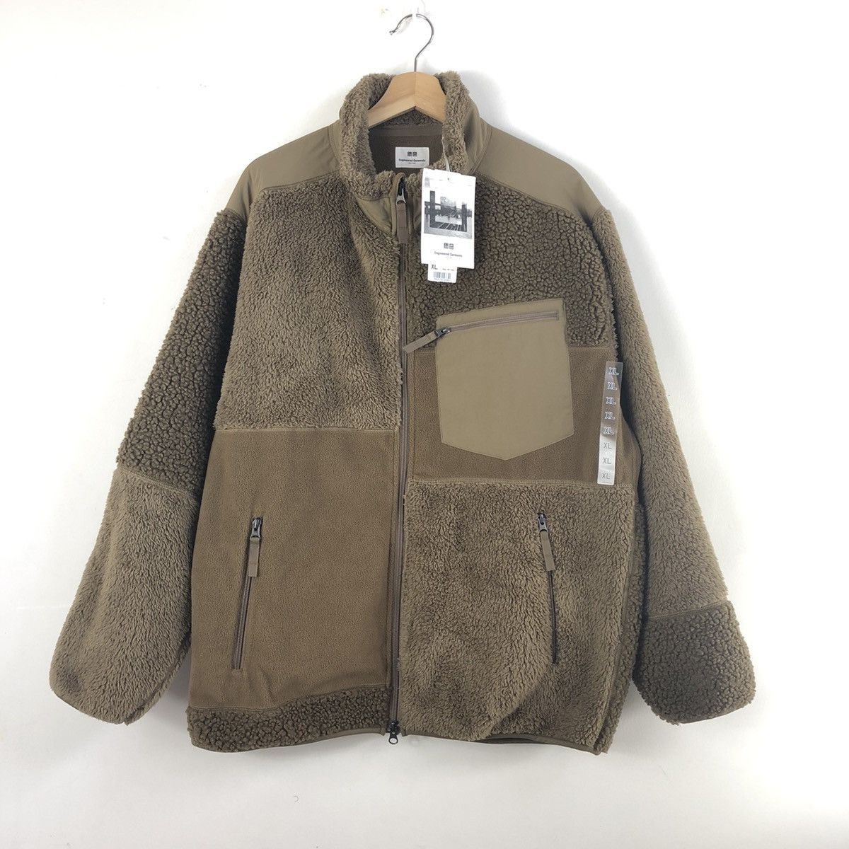 Engineered Garments × Uniqlo Combination Long Sleeve Fleece Jacket ...