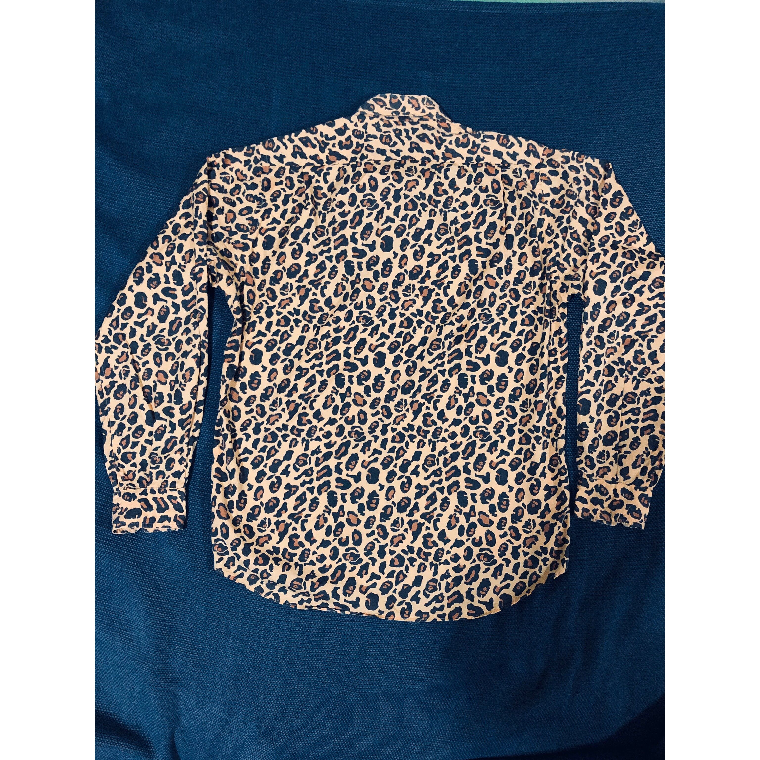 Bape A Bathing Ape Bape Leopard print pattern shirts | Grailed