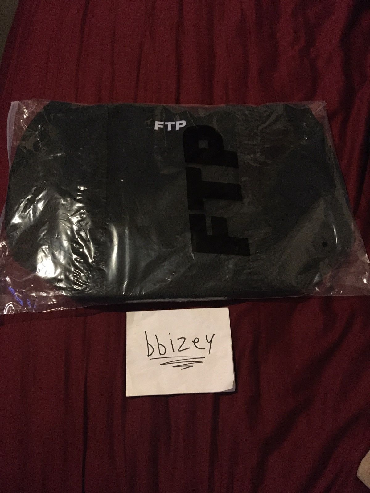 Fuck The Population FTP Logo Duffle Bag Black | Grailed