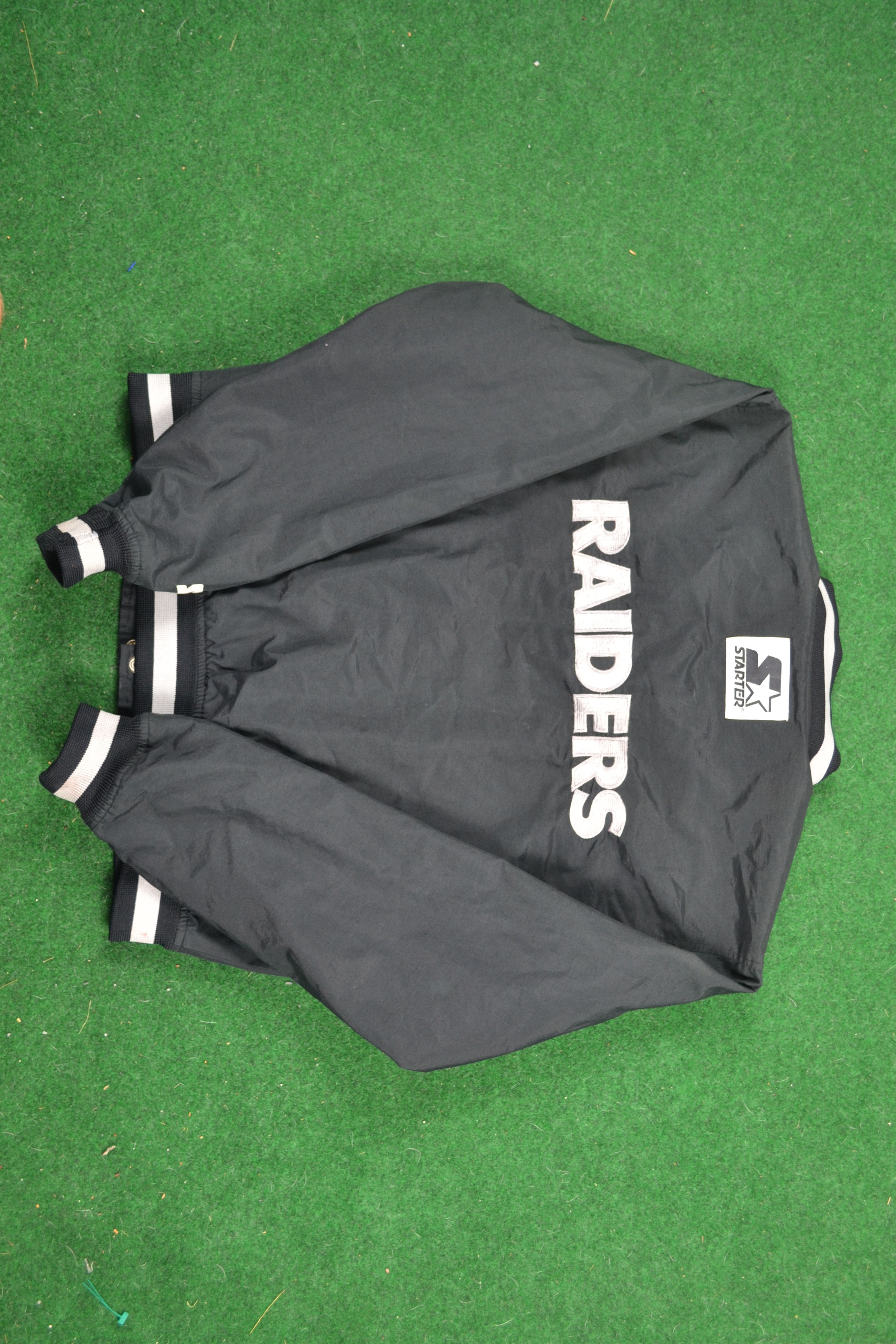 Vintage 90s LA Raiders Starter Jacket Los Angeles NFL NWA Rap | Grailed