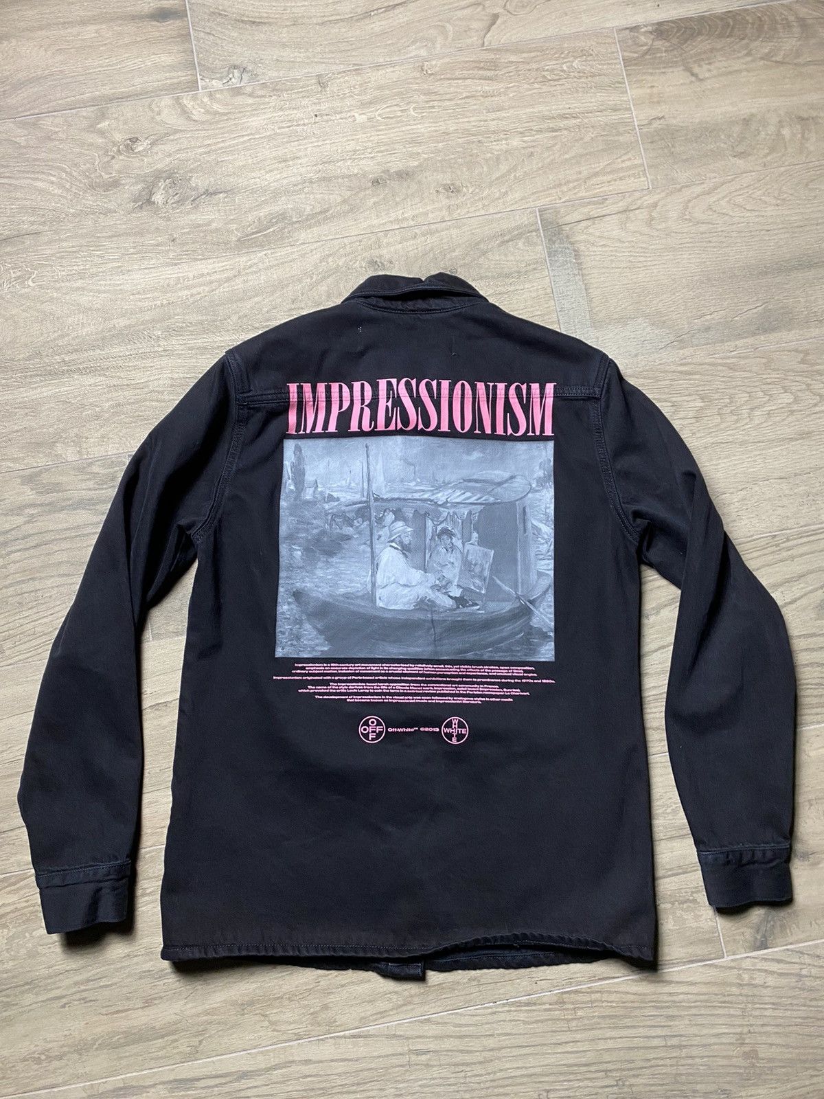 Off-White Off-White Impressionism Portrait Denim Jacket | Grailed