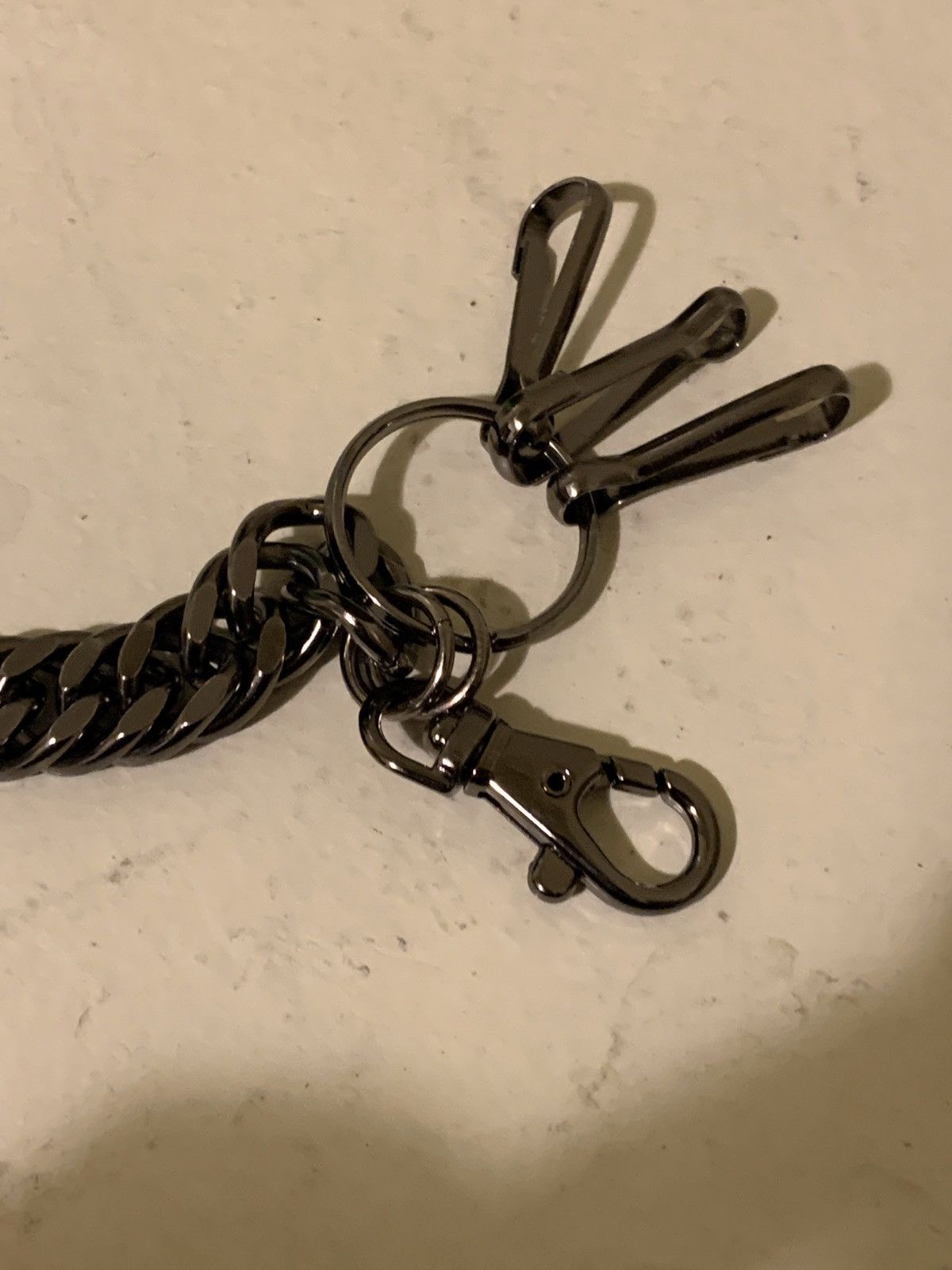 Streetwear Metallic black wallet chain | Grailed