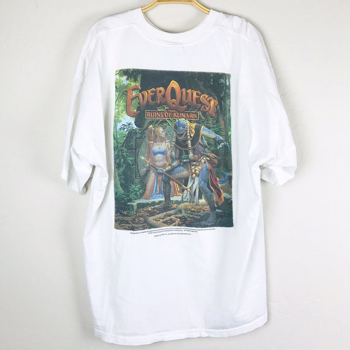 Cartoon Network × Rare × Vintage Vintage 2001 EverQuest Game Promo T ...