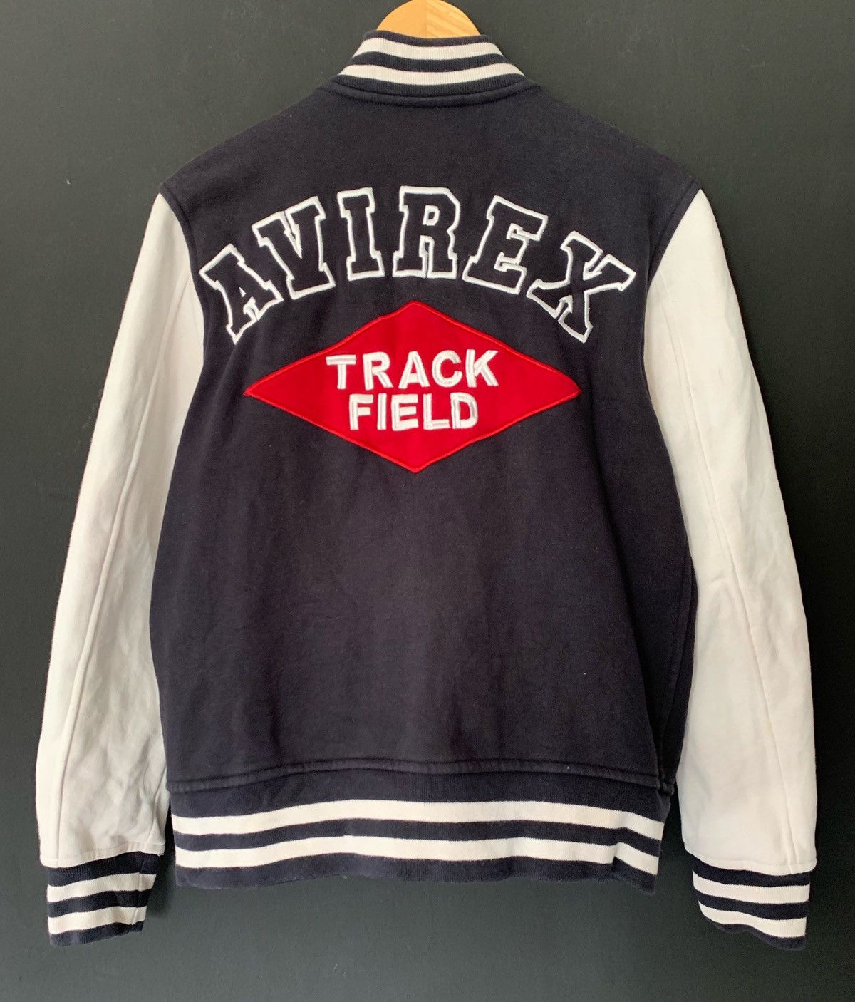 Avirex Iconic Avirex Embroidery Logo Varsity Button Jacket | Grailed