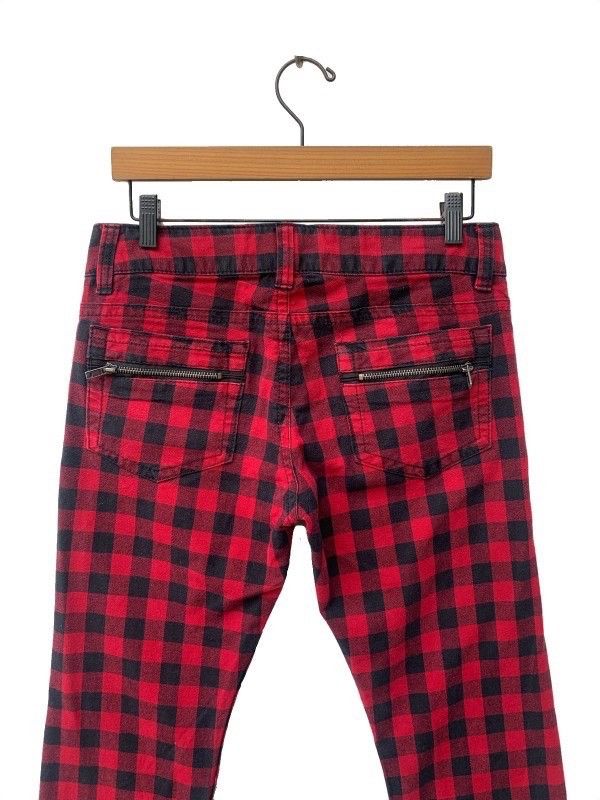 Japanese Brand 🔥Colza Japan Checkered Plaid Bondage Punkers Rock Pant ...