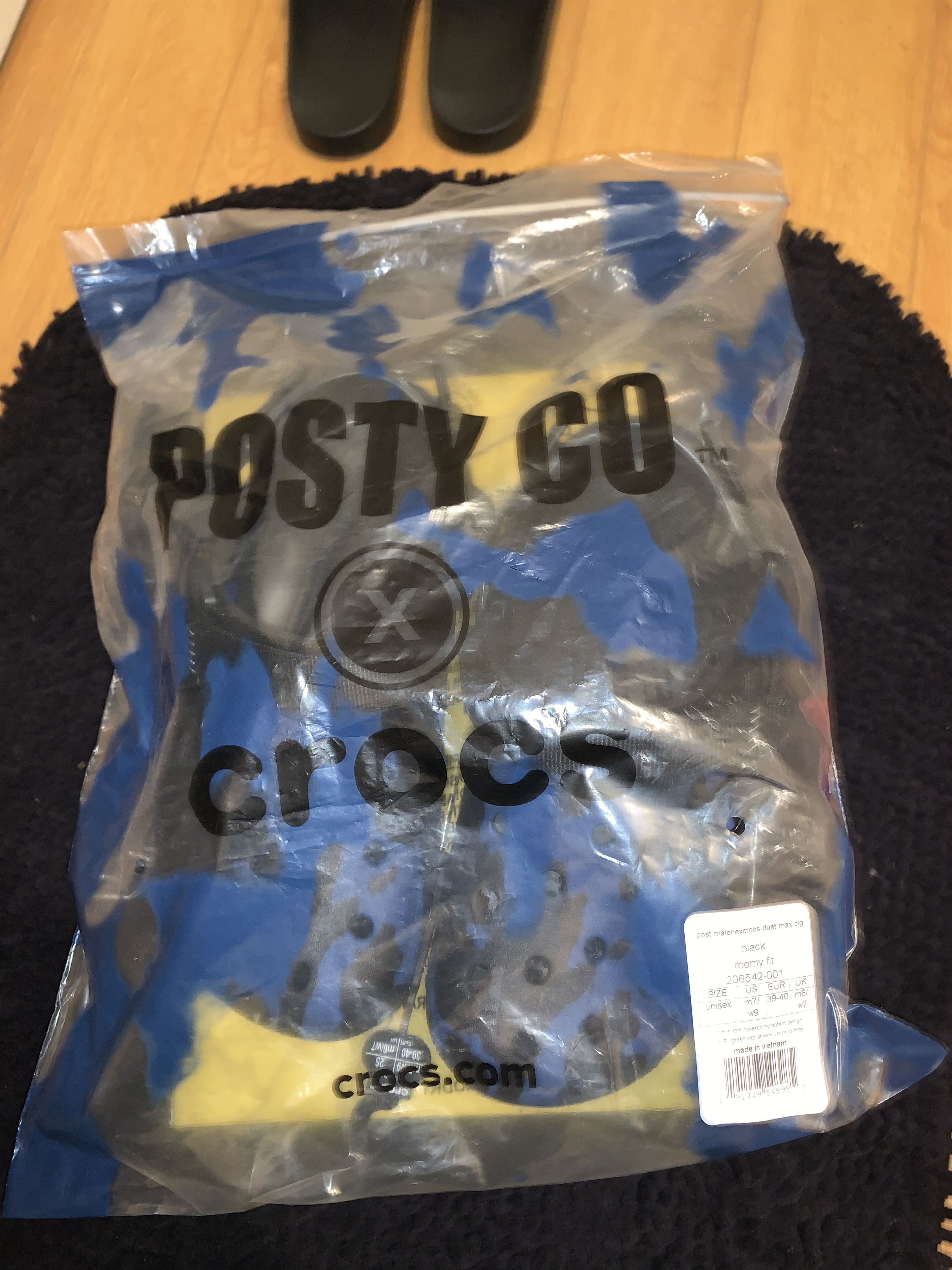 Crocs Post Malone x Crocs Duet Max Clog in Black LIMITED EDITION | Grailed