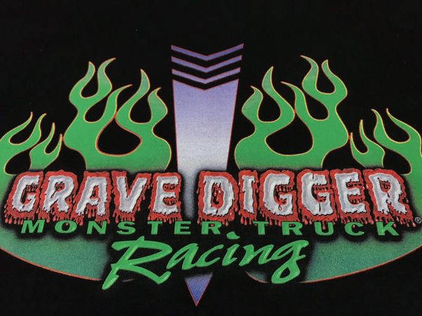 Vintage ‘2001’ Autographed Grave Digger Monster Trucks T-shirt | Grailed