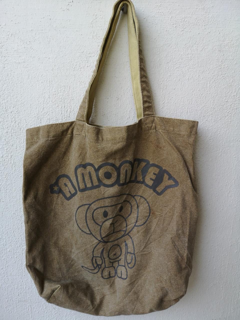Japanese Brand Japanese Brand A Monkey Tote Bag Nice Design | Grailed