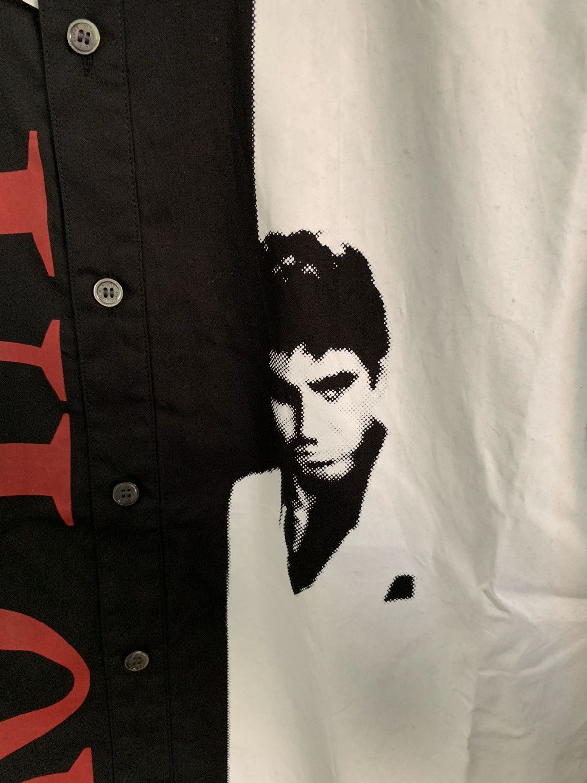 Vlone *NEW RARE* VLONE Scarface button up Longsleeve XL | Grailed