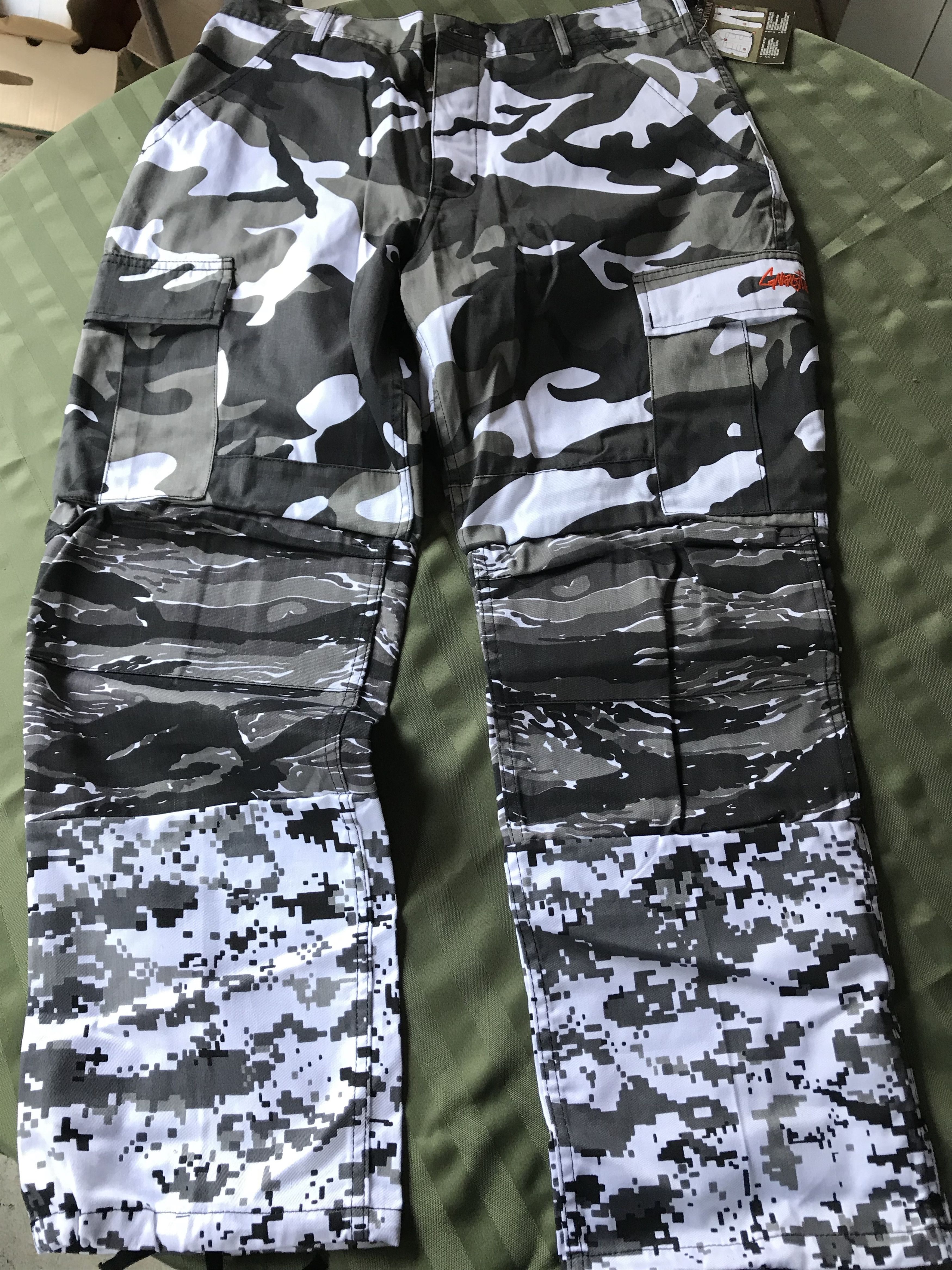 G59 Records × Gnarcotic Gnarcotic Tri-Camo Pants | Grailed
