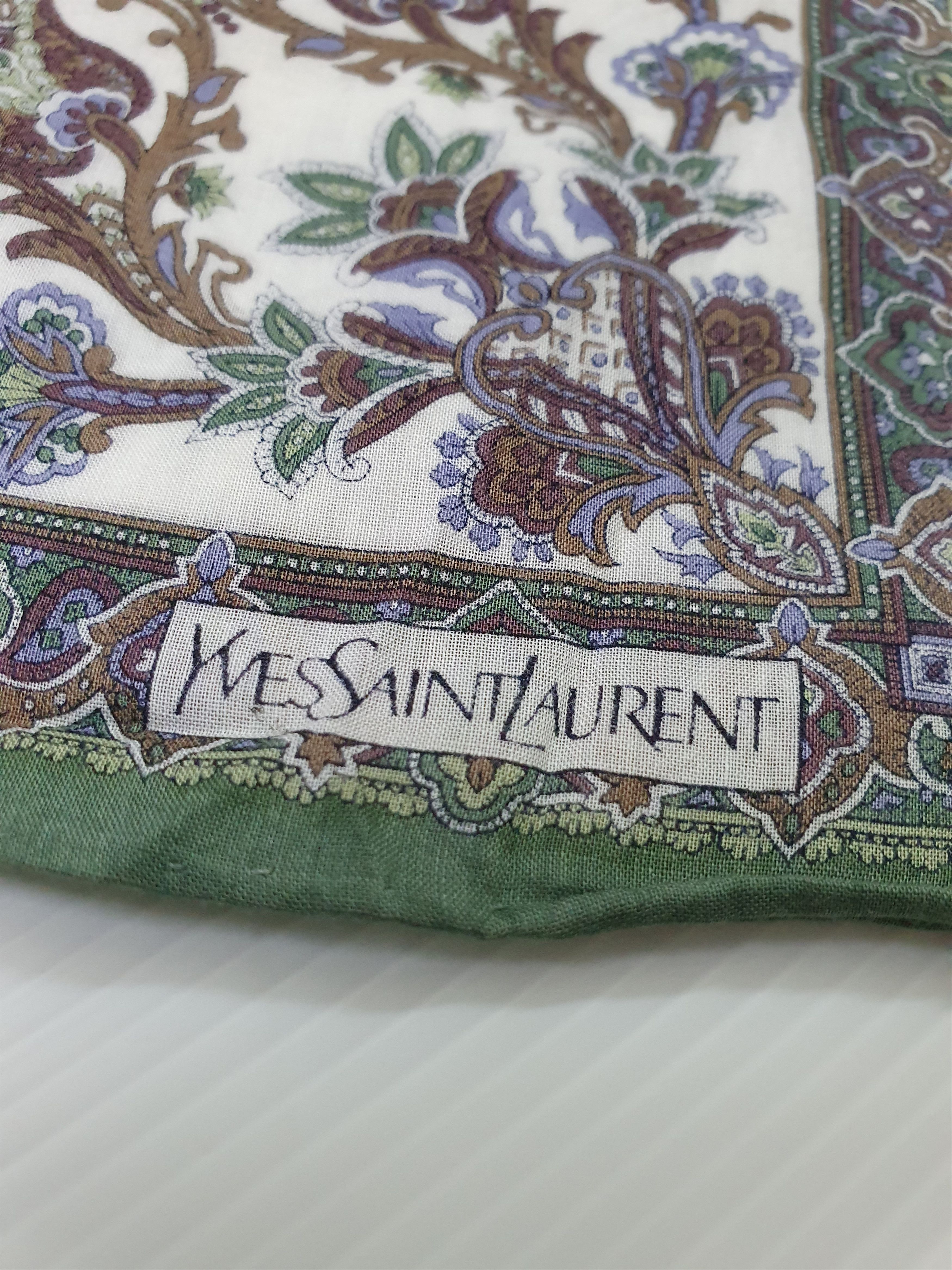 Yves Saint Laurent Authentic YSL Handky Headscarve Bandana | Grailed