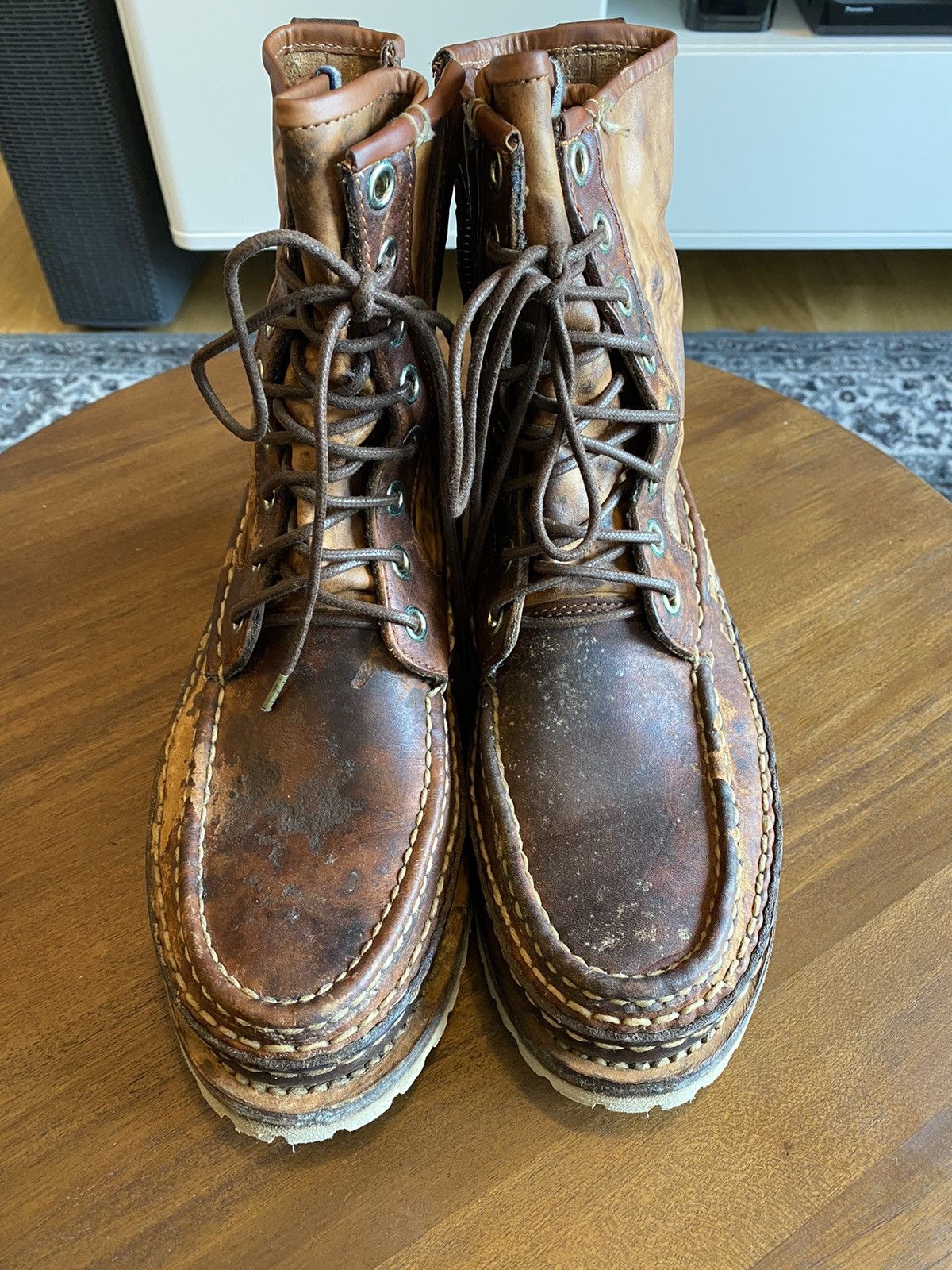 Visvim ICT GRIZZLY mud dyed boots | Grailed