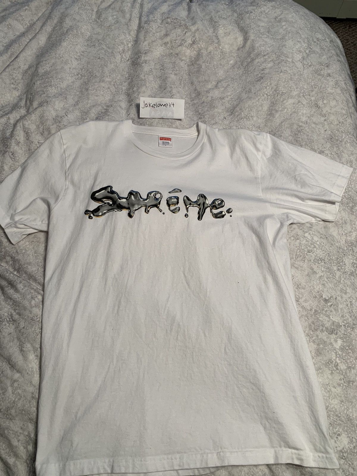 Supreme Supreme Liquid Tee White | Grailed