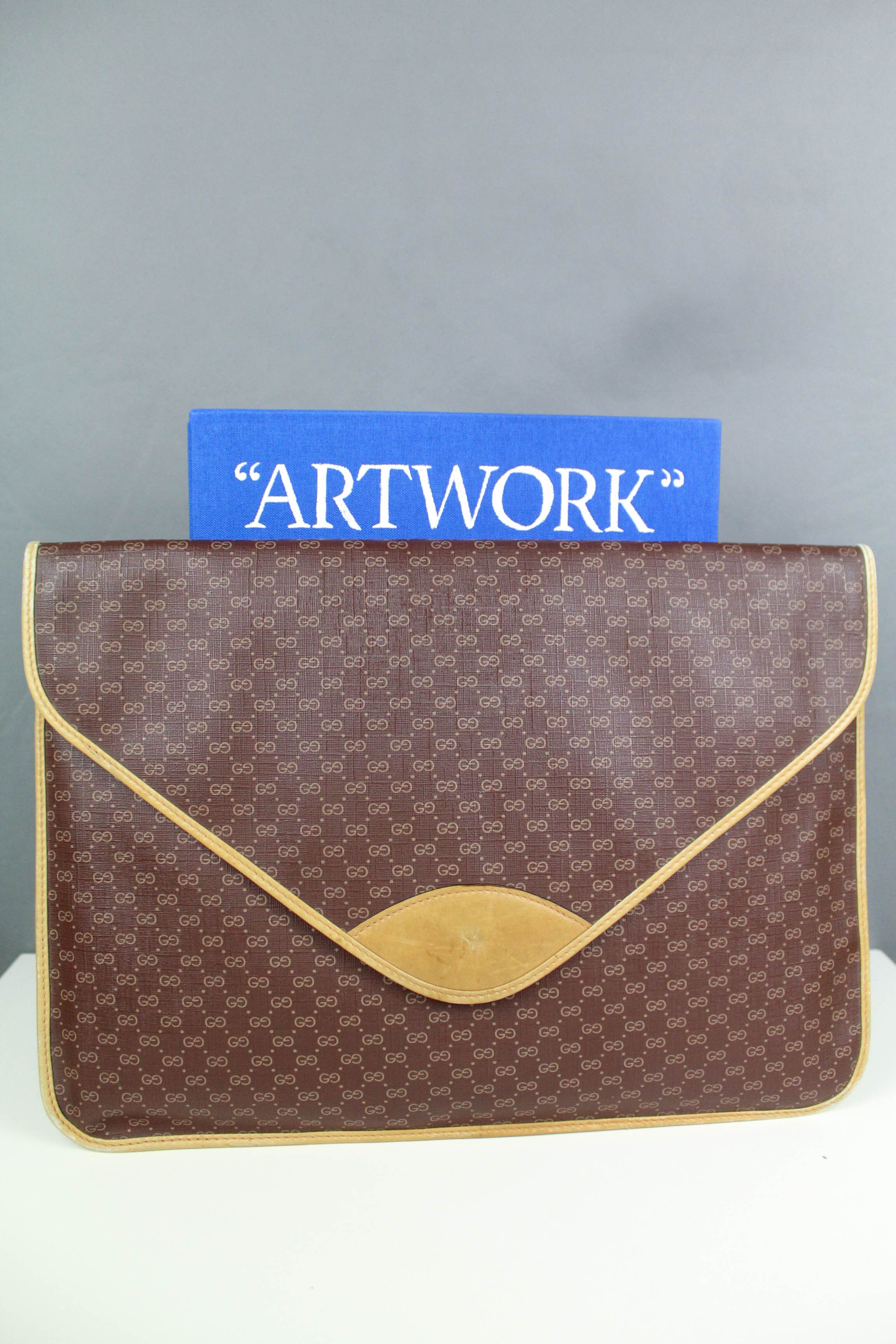 Gucci × Vintage Gucci GG Monogram Rare Vintage Document Folder | Grailed