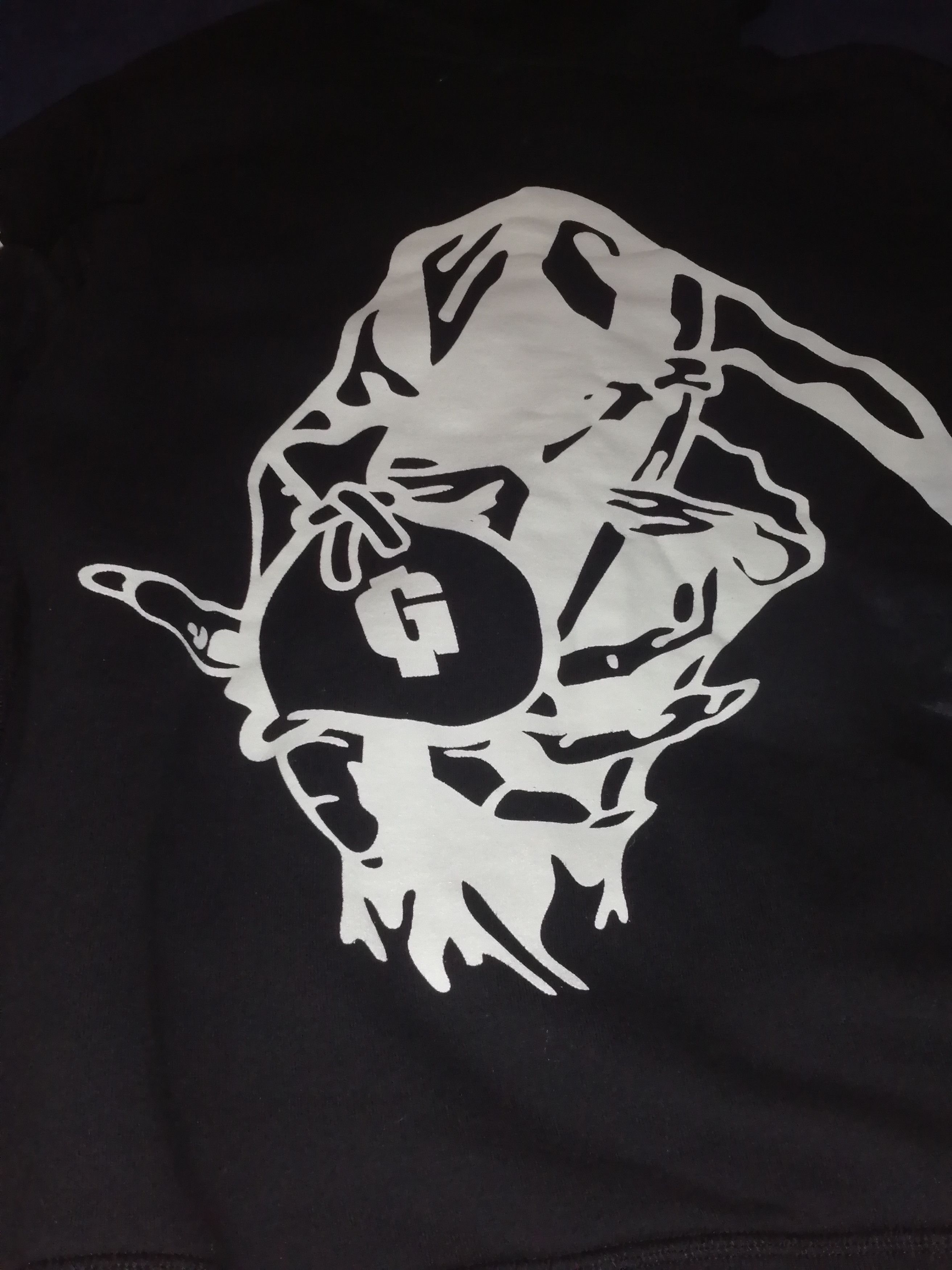 Goth Money goth money records skeleton reaper hoodie | Grailed