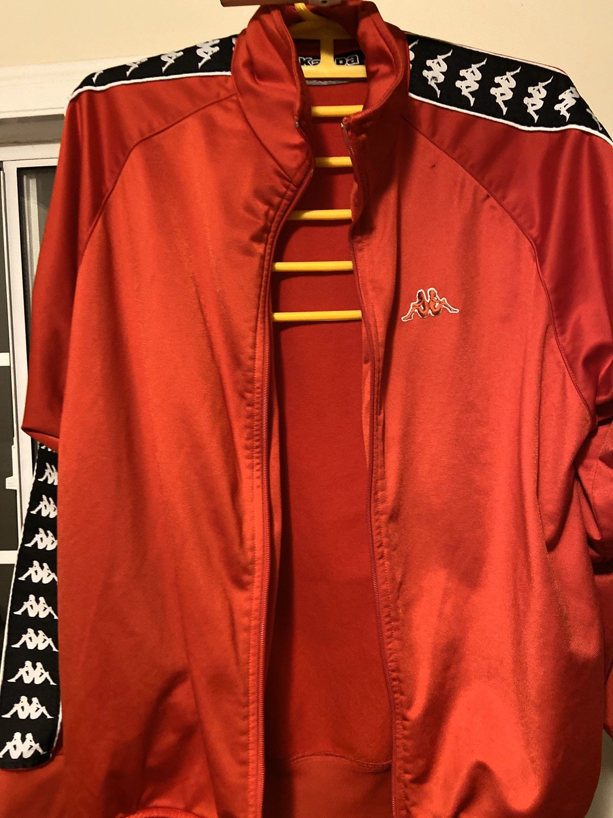 Kappa Red kappa track jacket size L | Grailed