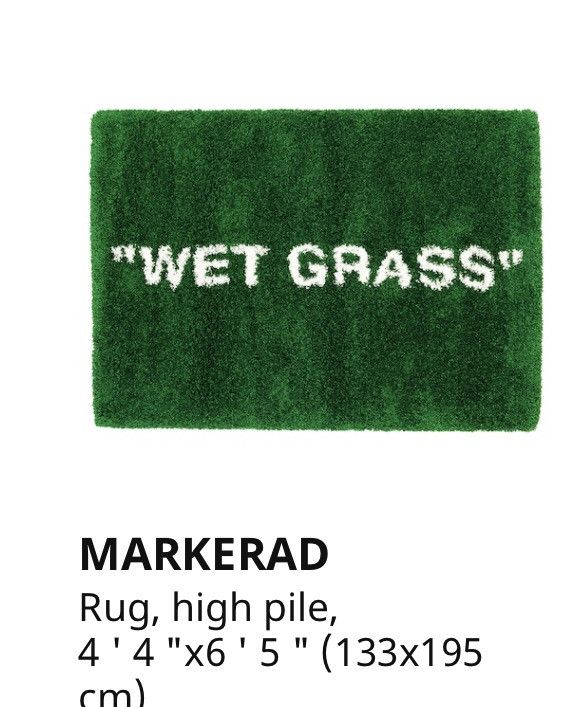 Ikea Wet Grass Rug | Grailed