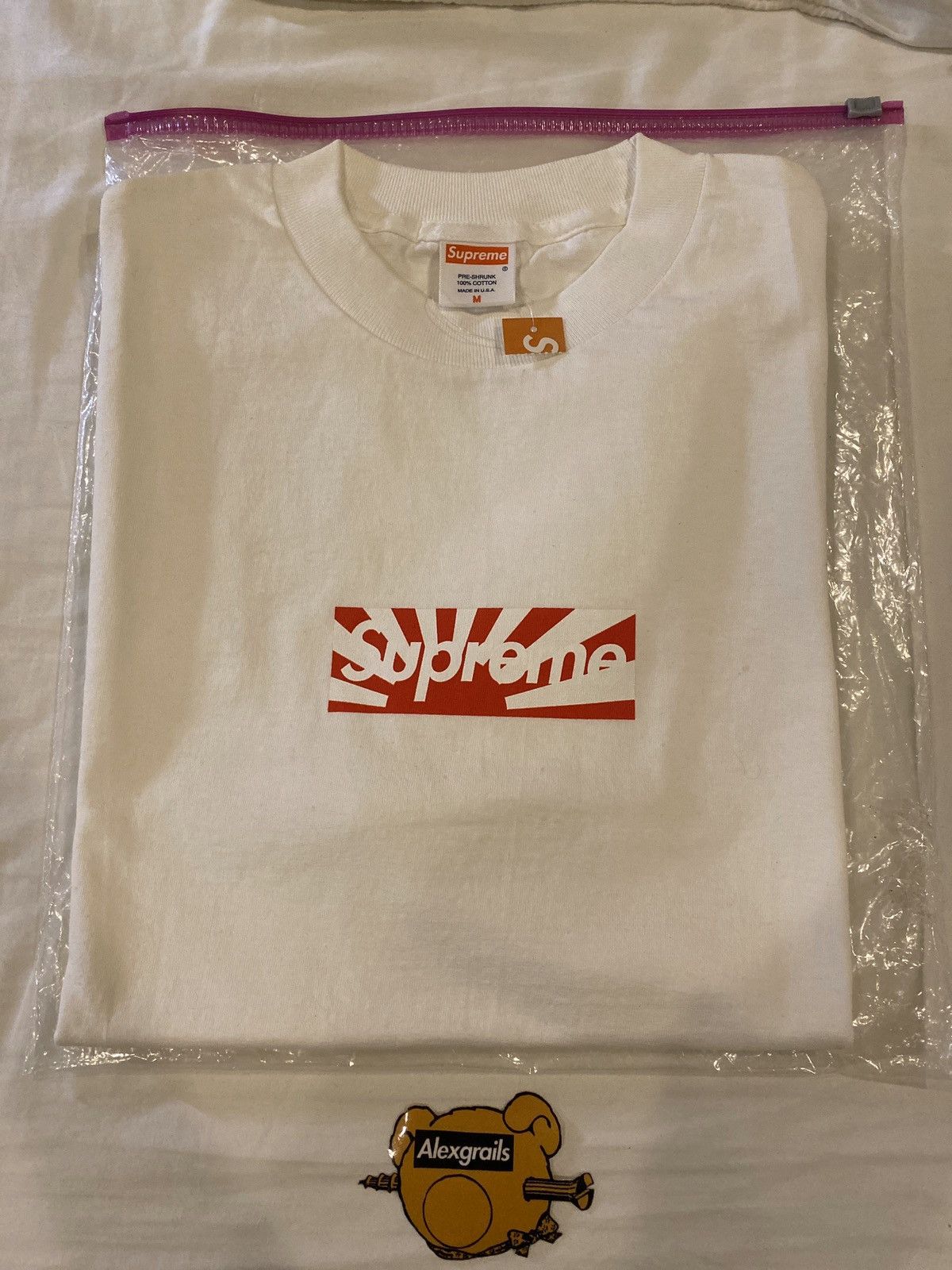Supreme Japanese Relief Box Logo Tee | Grailed