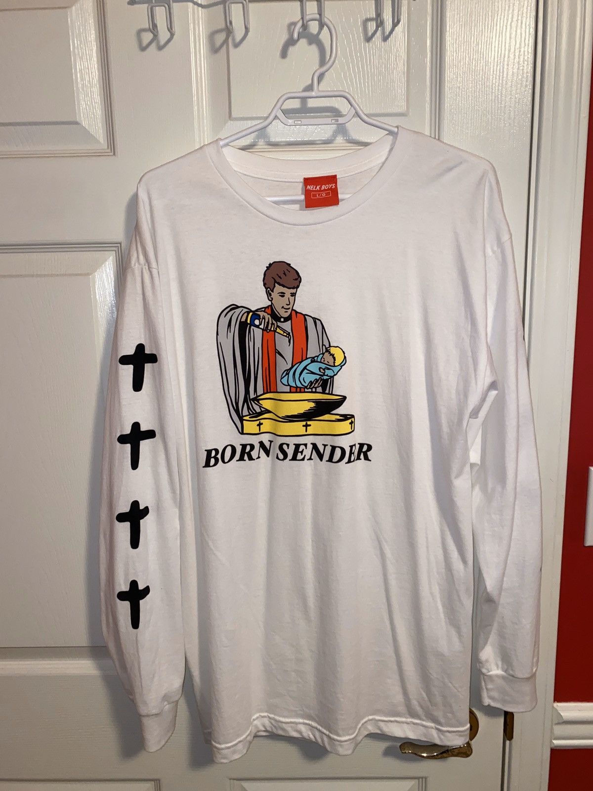 Full Send by Nelk Boys Born Sender Long sleeve shirt by nelkboys | Grailed