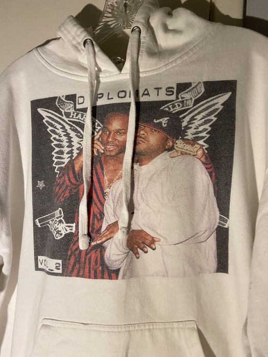 Diplomats Diplomats White Volume 2 Mixtape Hoodie | Grailed