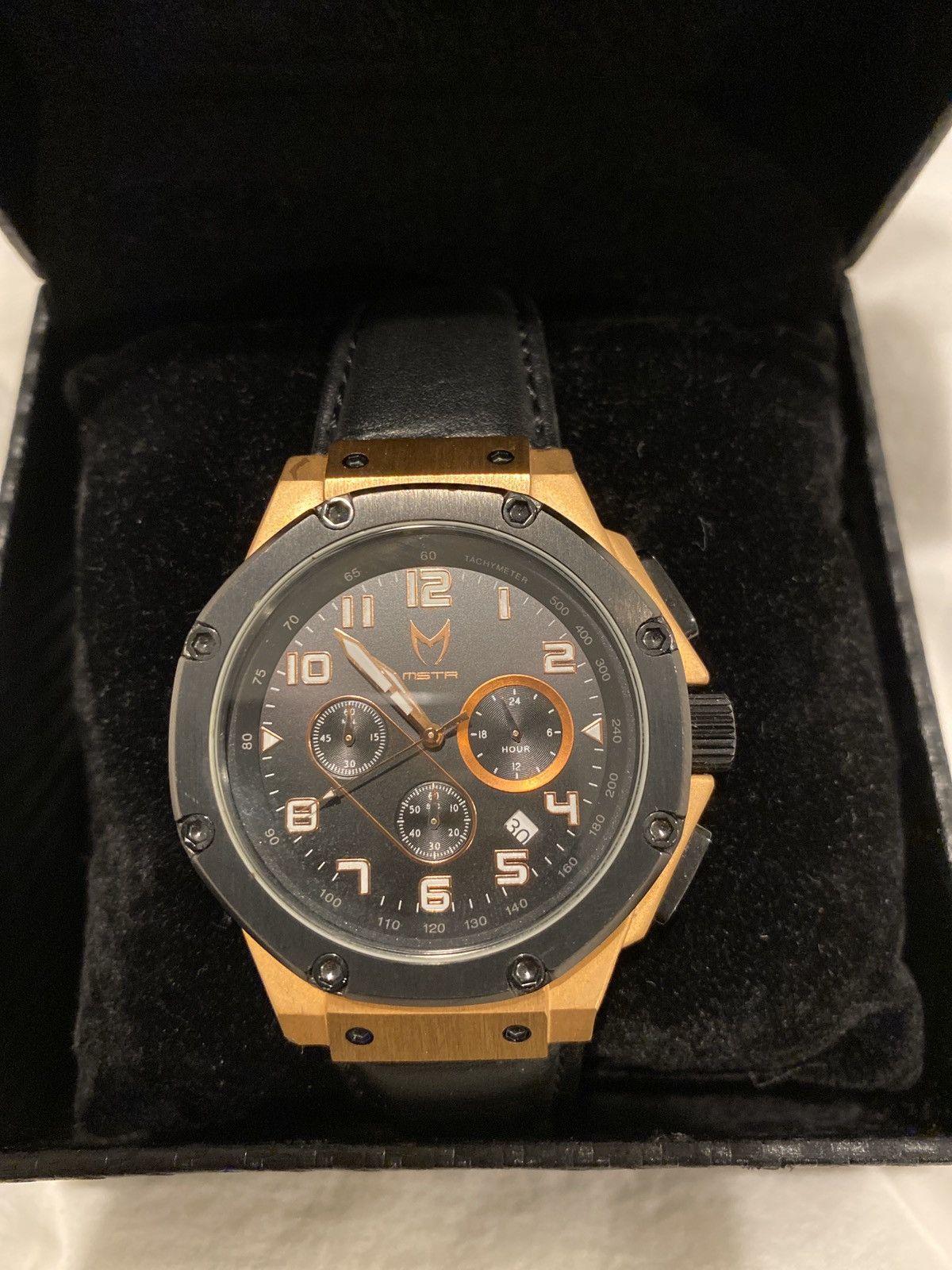 Meister Meister watch ambassador black and gold | Grailed
