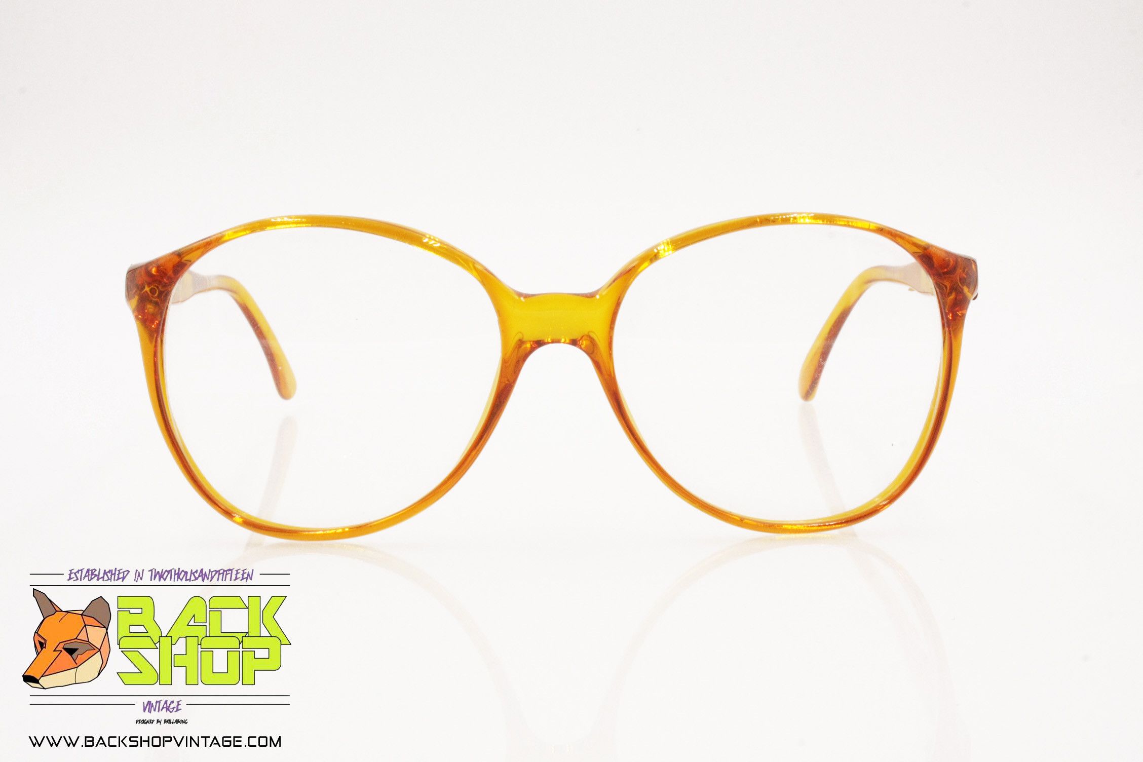 Italian Designers × Vintage Italian Vintage glasses frame, Orange ...
