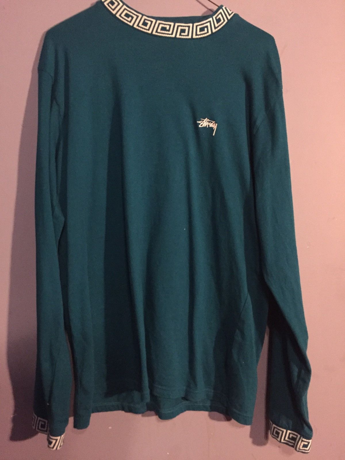 Stussy Stussy Greek Key Sweater | Grailed