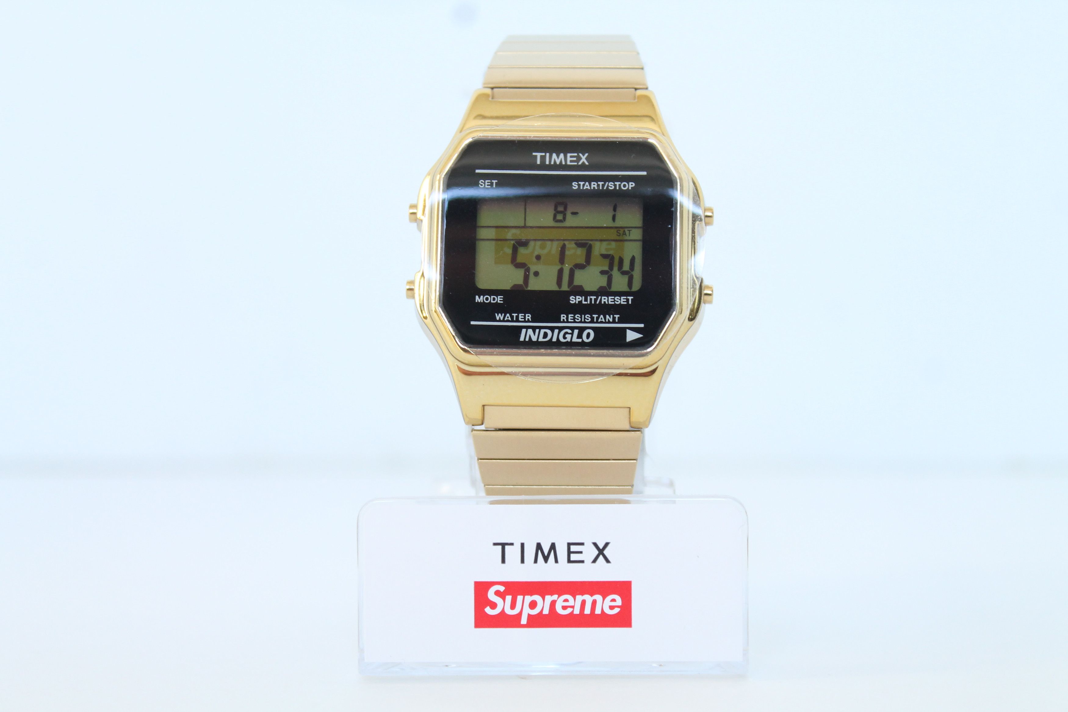 Supreme Supreme®/Timex® Digital Watch Gold | Grailed