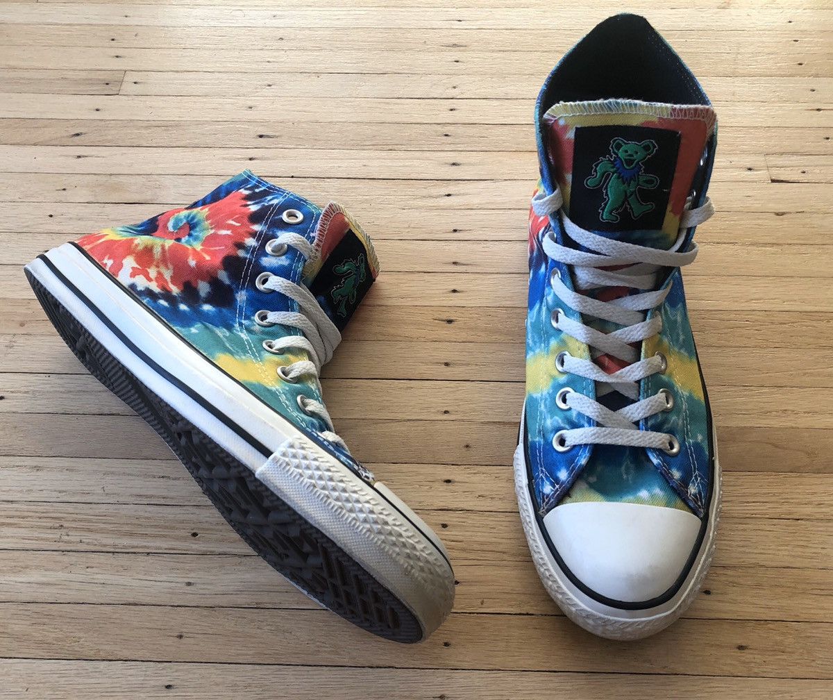 Grateful dead tie dye converse store