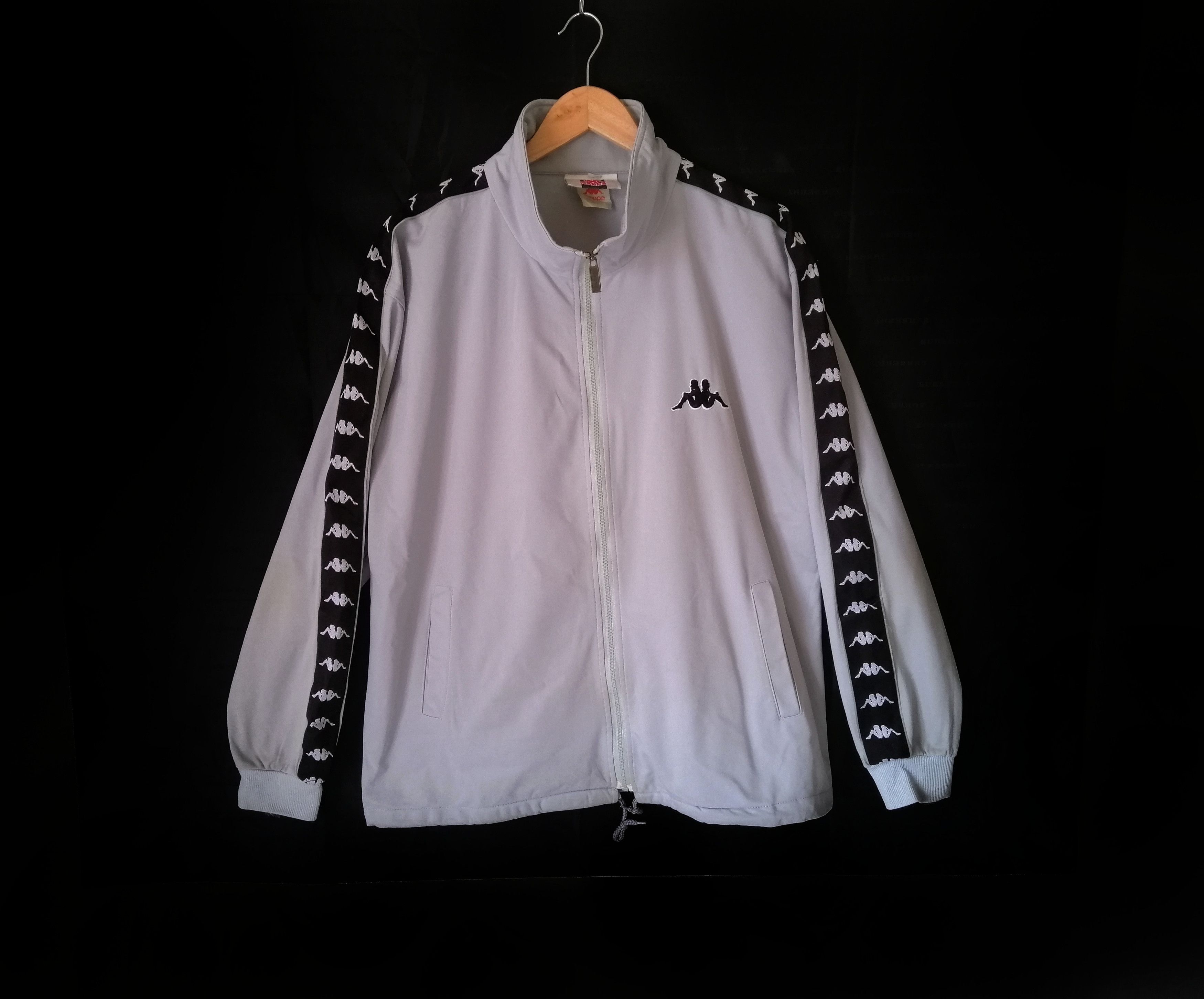 Kappa × Vintage Vintage KAPPA Side Tape Track Top Jacket | Grailed