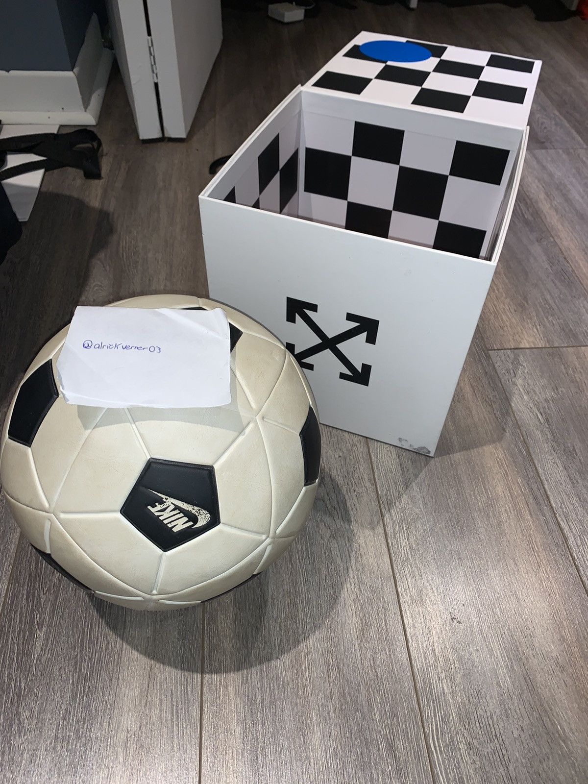 Off-White Nike Off-White soccer ball | Grailed
