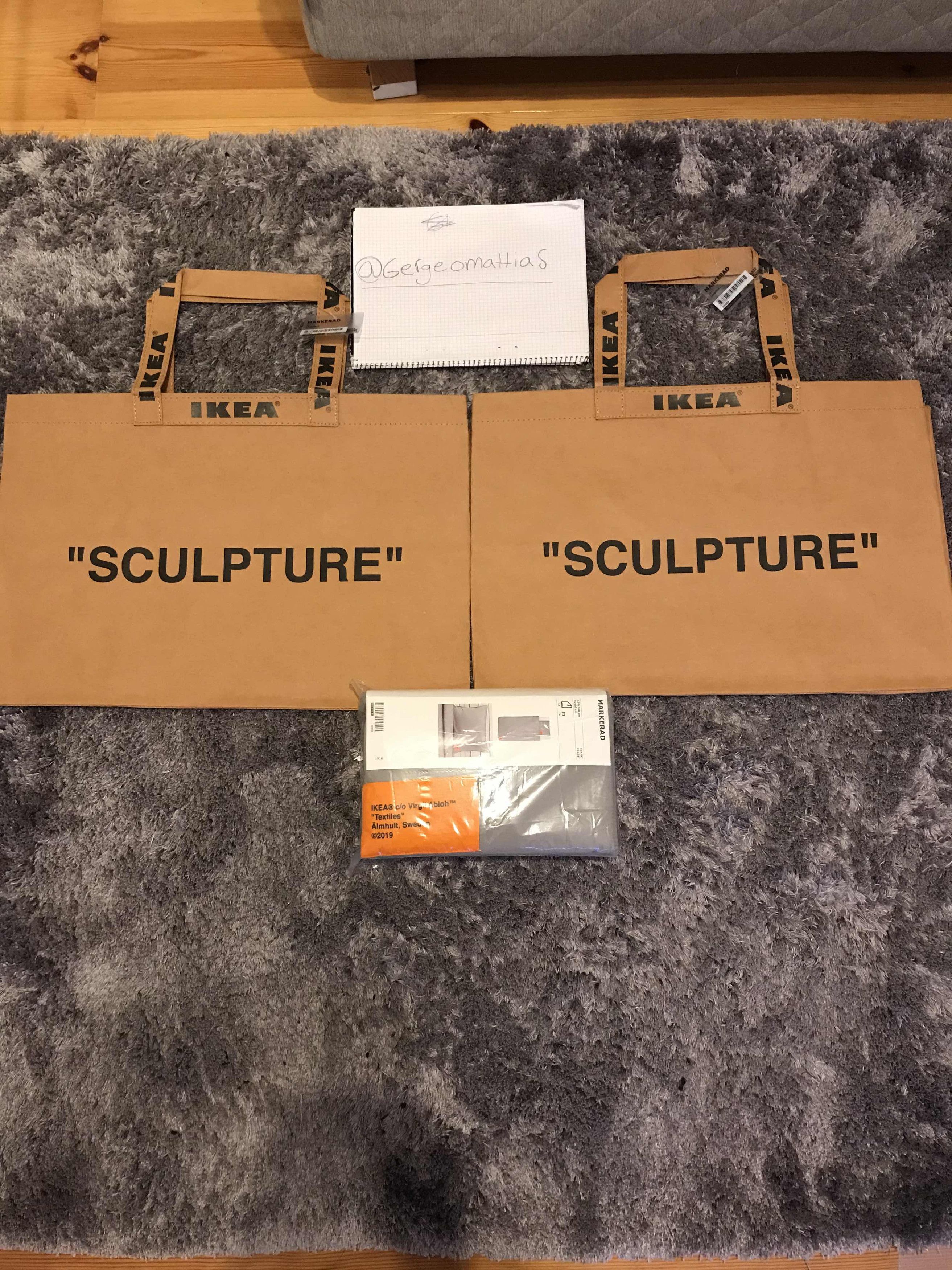 Ikea × Virgil Abloh MARKERAD Large Bag | Grailed