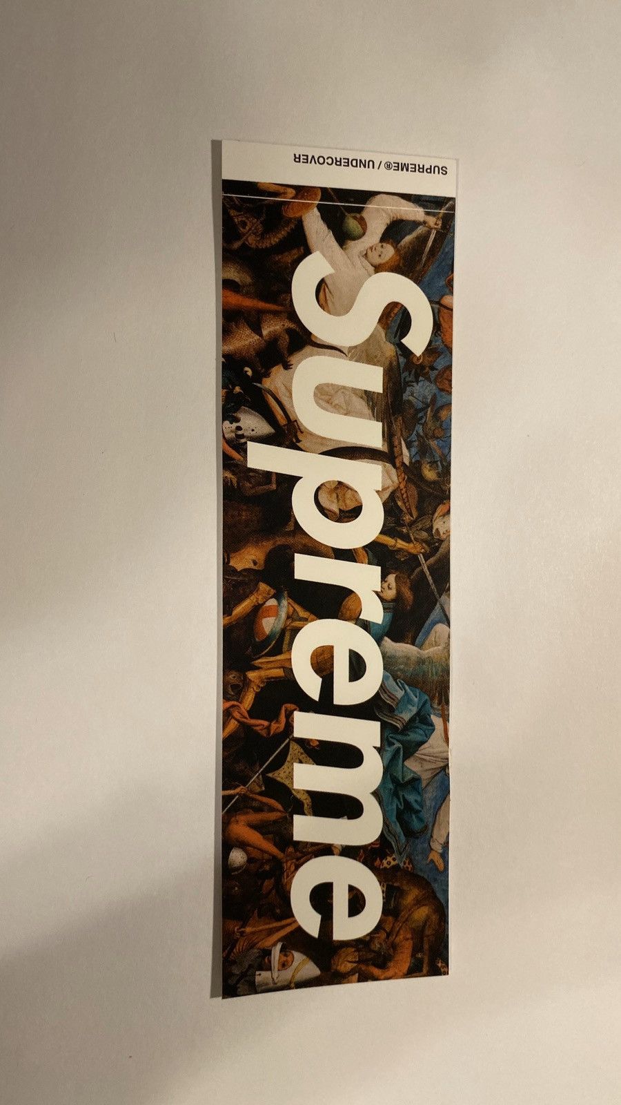 Supreme Undercover box logo sticker | Grailed