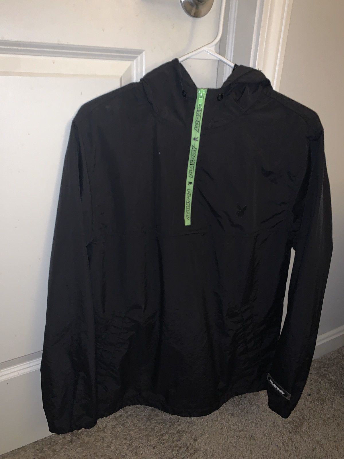Playboy Black playboy windbreaker | Grailed