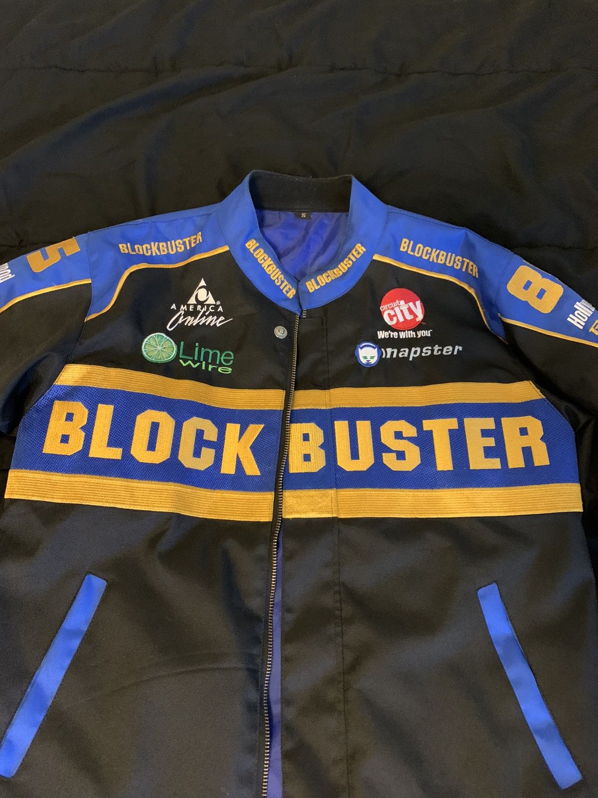 Vintage *‼️* Blockbuster Bomber Jacket *‼️* | Grailed