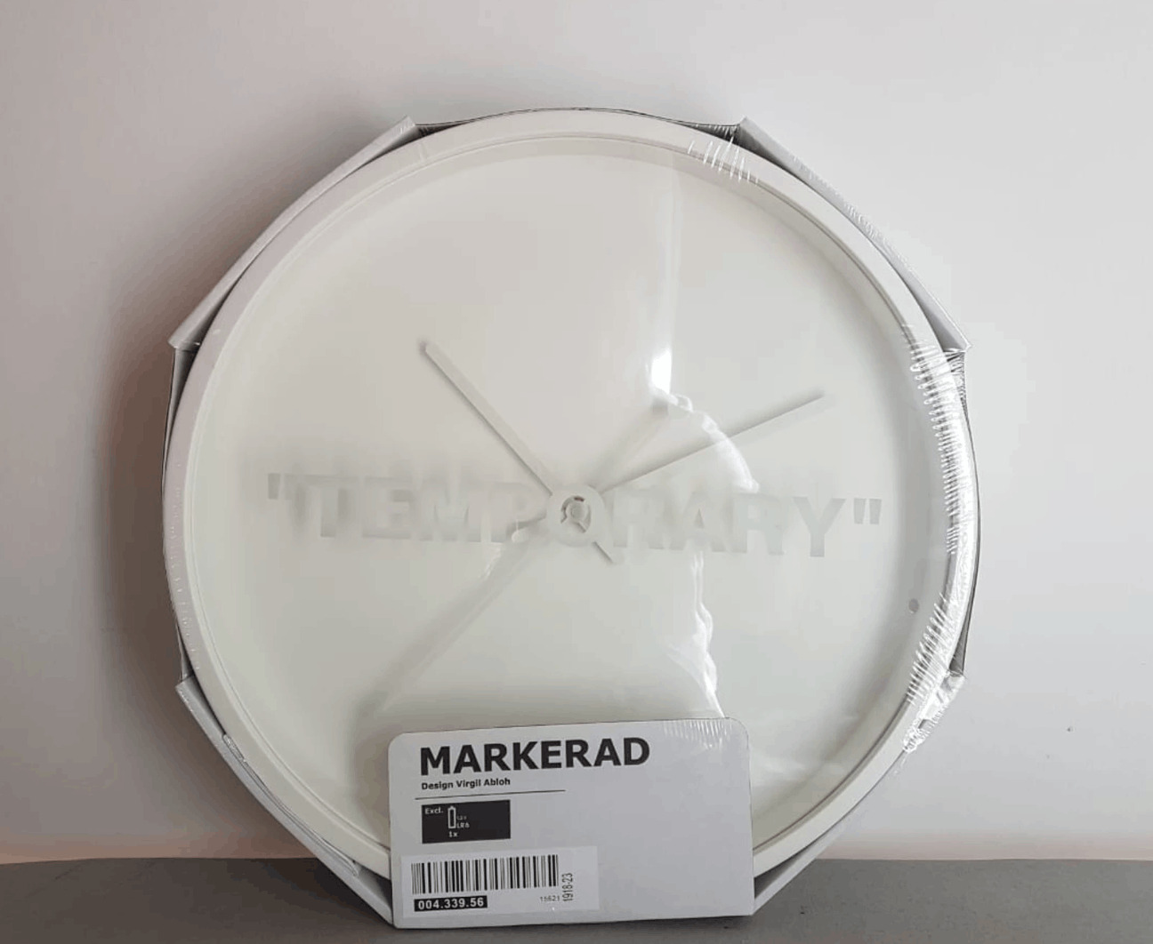 Ikea × Virgil Abloh Temporary Wall Clock | Grailed
