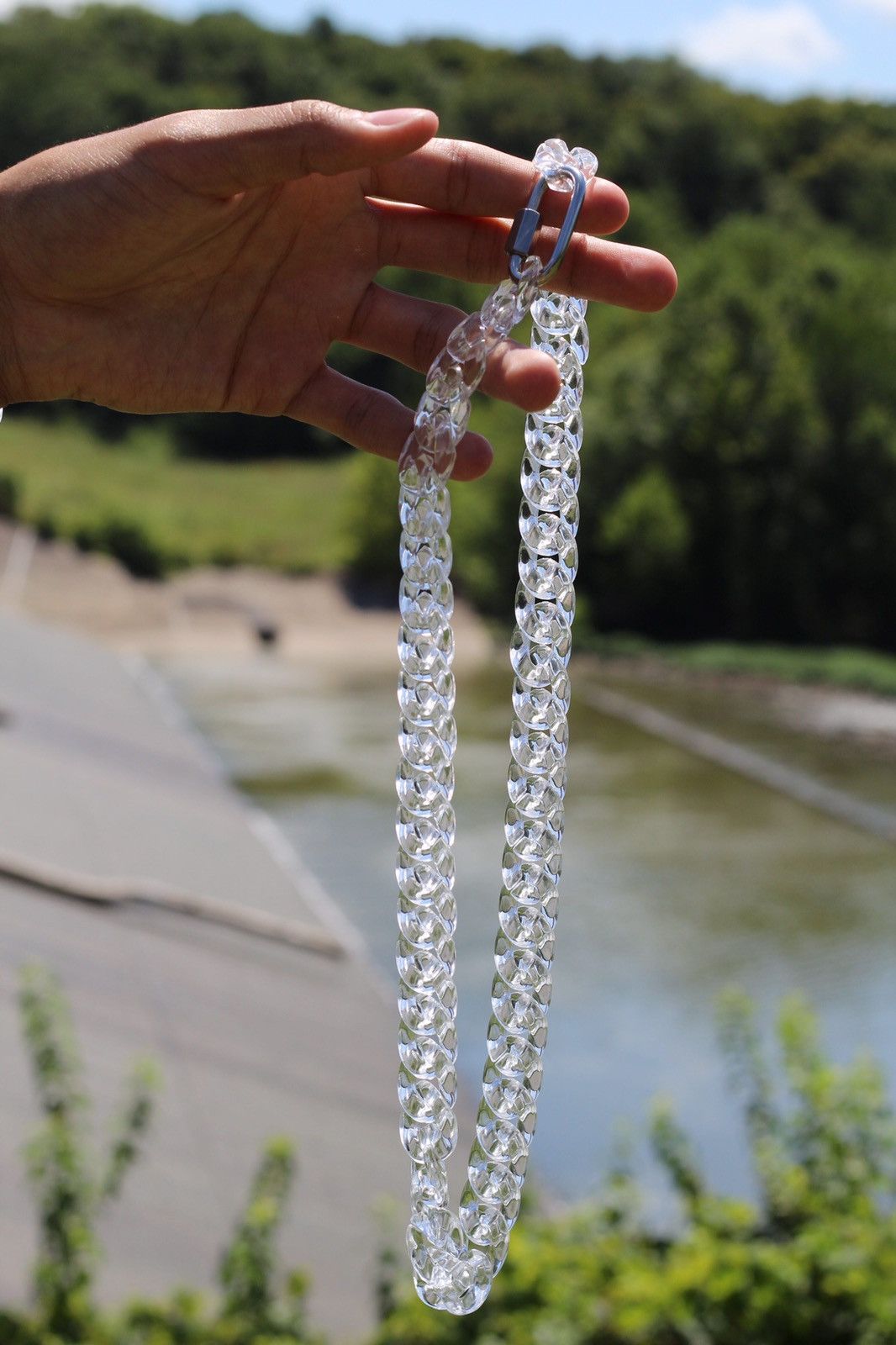 Custom Clear Acrylic Cuban Link Chain | Grailed