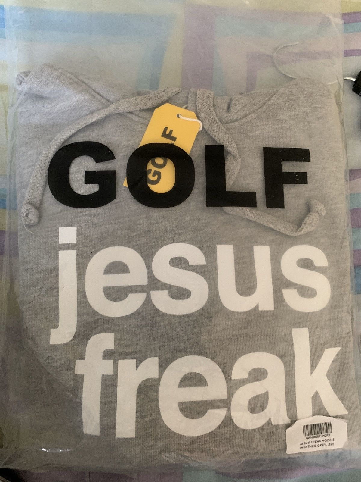 Golf Wang × Tyler The Creator Jesus freak gray hoodie | Grailed