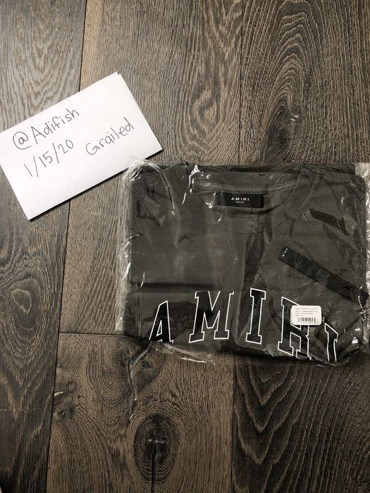 Amiri Amiri Khaki College Logo | Grailed