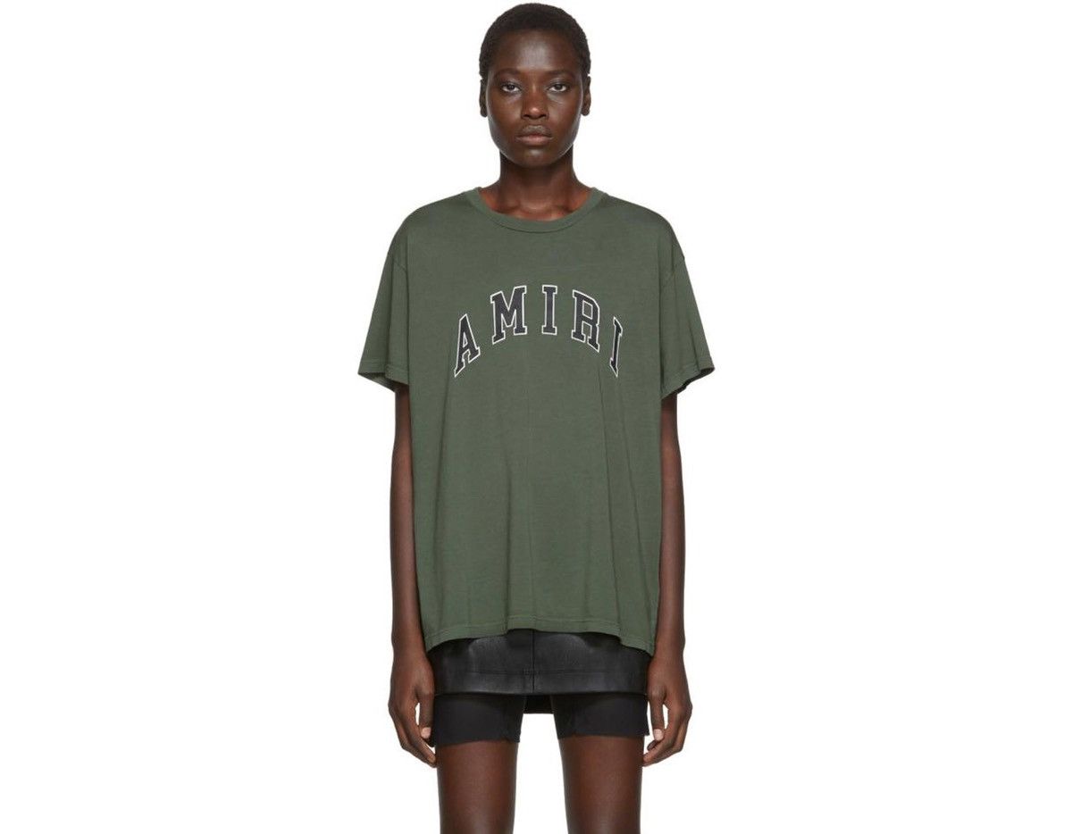 Amiri Amiri Khaki College Logo | Grailed