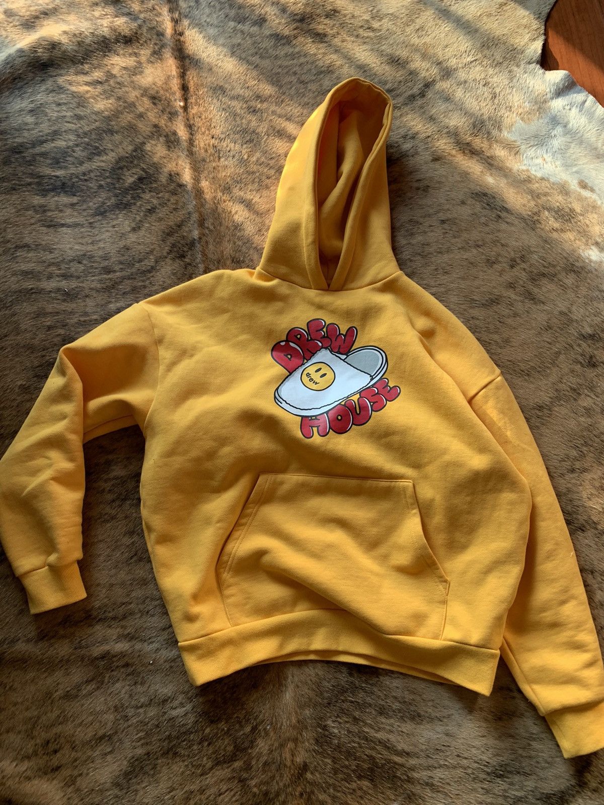 Drew House Drew House Slipper Hoodie Golden Yellow | Grailed