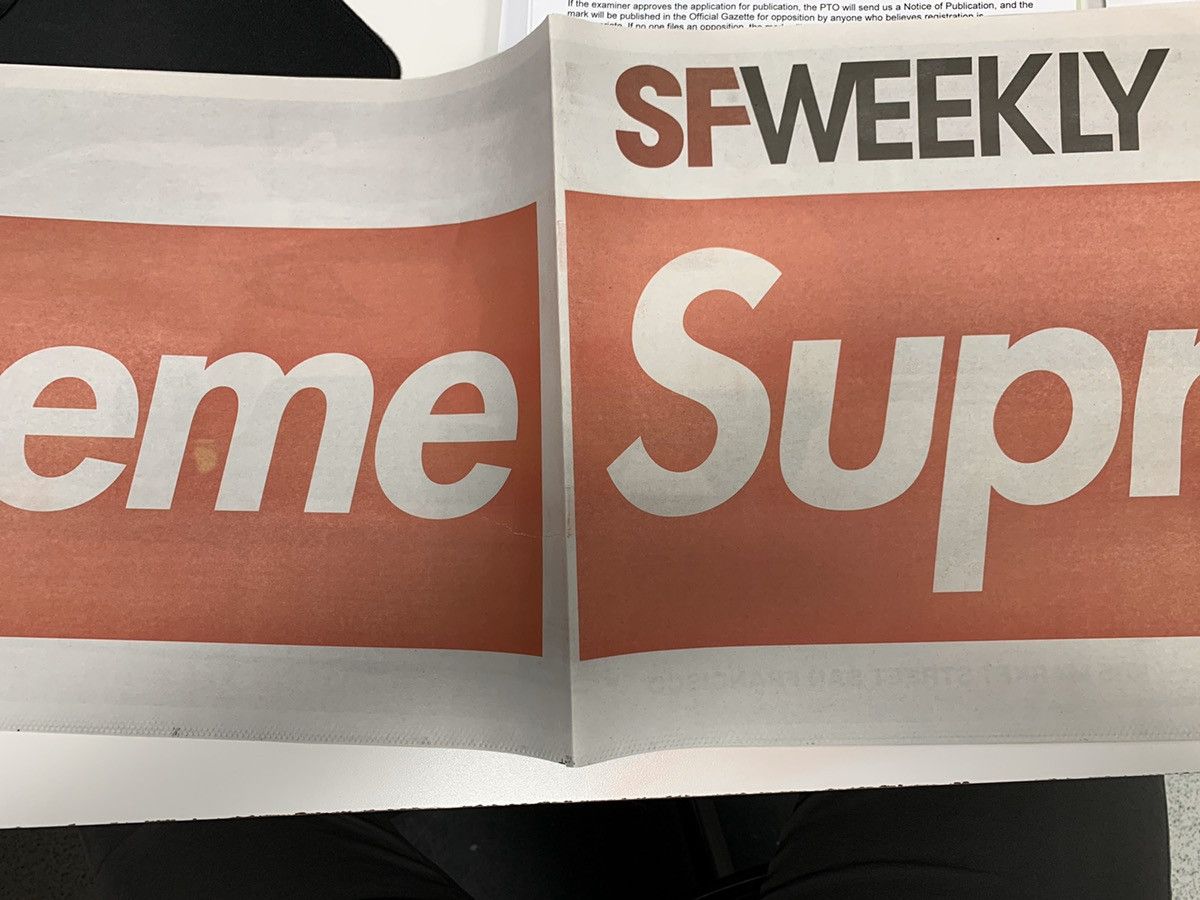 Supreme SF Weekly Newspaper AD (20) | Grailed