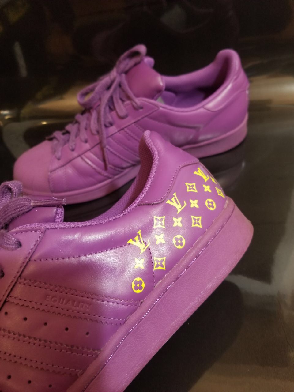 Adidas Adidas Superstar Supercolor Pack Ray Purple F13 custom Luis ...