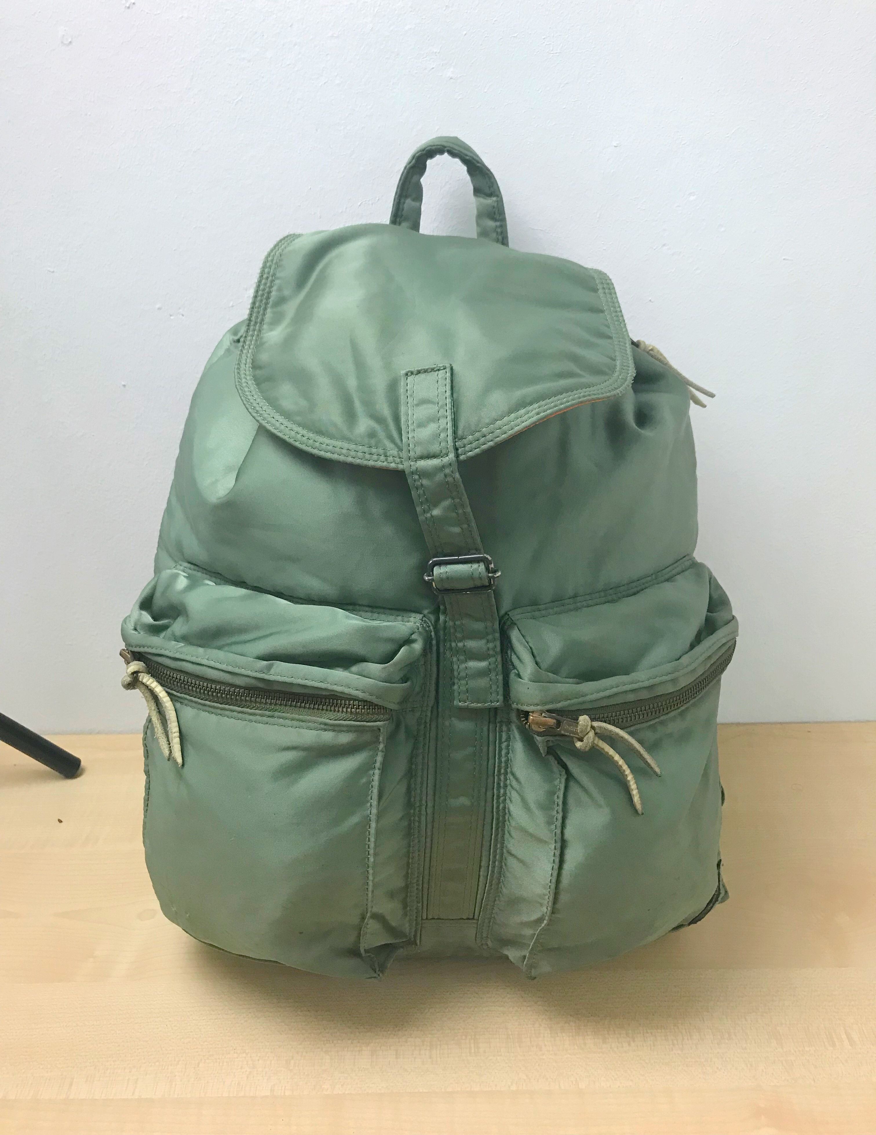 Porter PORTER Military Tanker Rucksack Olive Green Backpack | Grailed