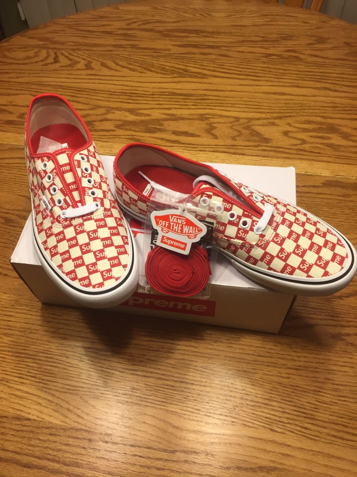 Supreme Supreme Checkered Vans | Grailed