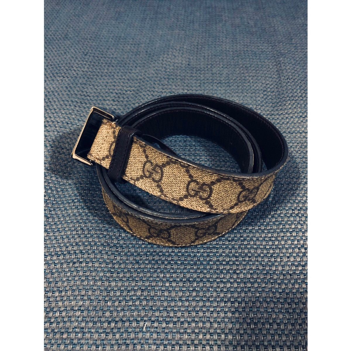 Gucci Gucci Monogram Belt vintage | Grailed